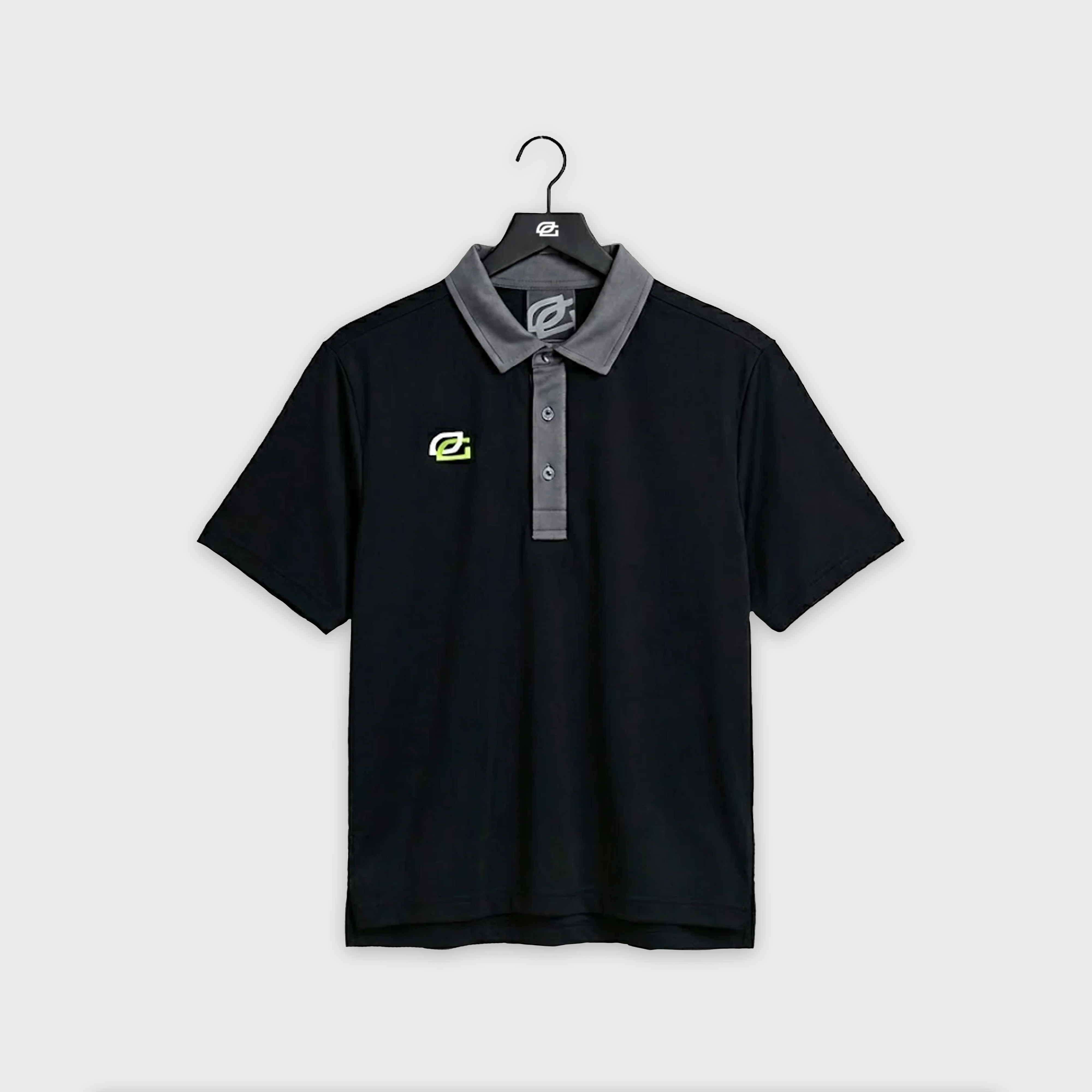 Black OG Pique Polo – OpTic